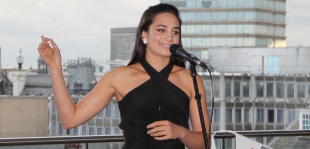 Laura Wright sings on the Classic FM roof - Classic FM