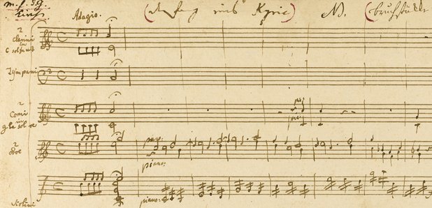 Pictures: Mozart manuscript expected to auction for £500k - Classic FM