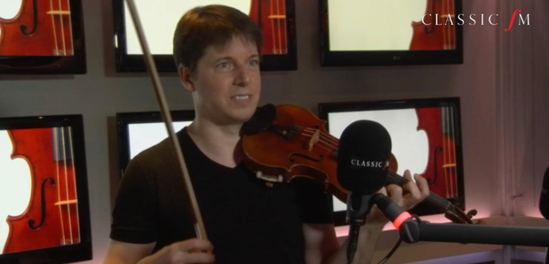 Joshua Bell came in to the studio and we put your violin questions to ...
