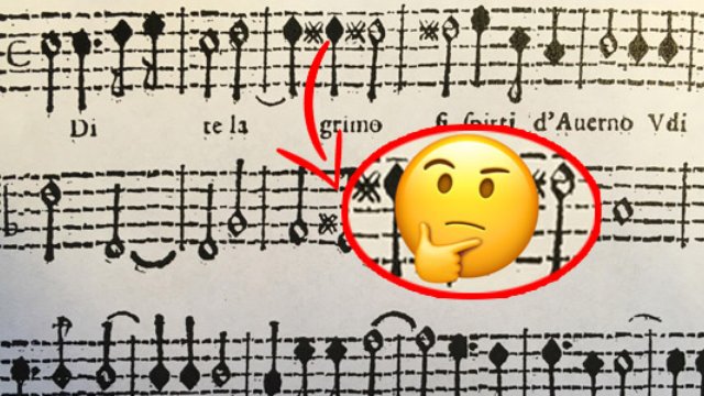 If you can work out this weird Renaissance musical notation, you’re ...